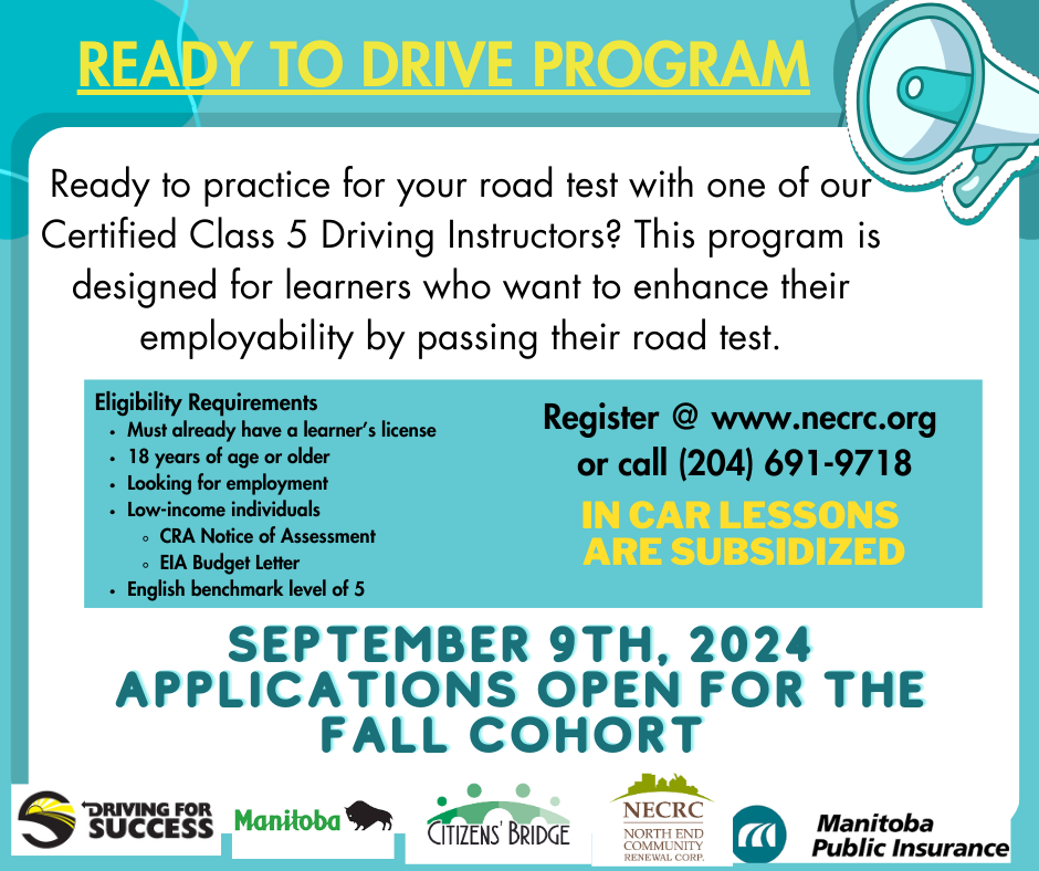 Adult Driver Training Program - North End Community Renewal Corporation